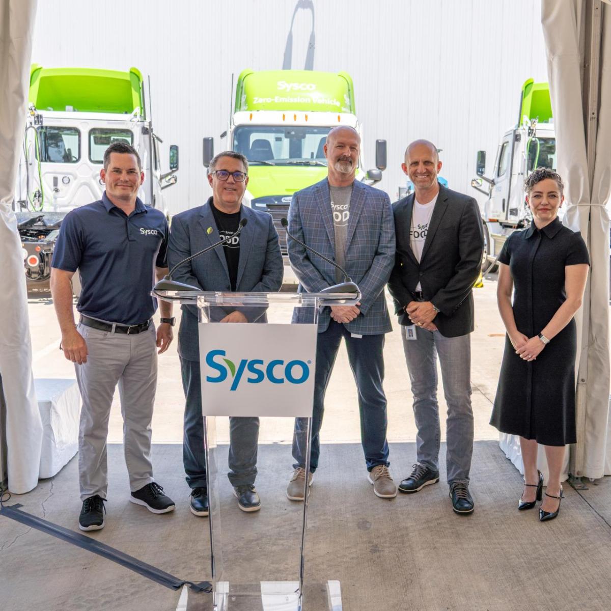Sysco Celebrates Growth of Electric Fleet to Nearly 120 EVs