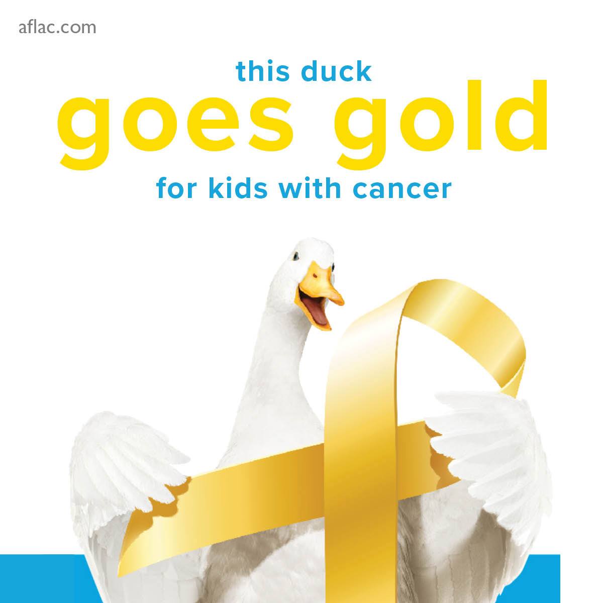 This Duck Goes Gold for Kids With Cancer