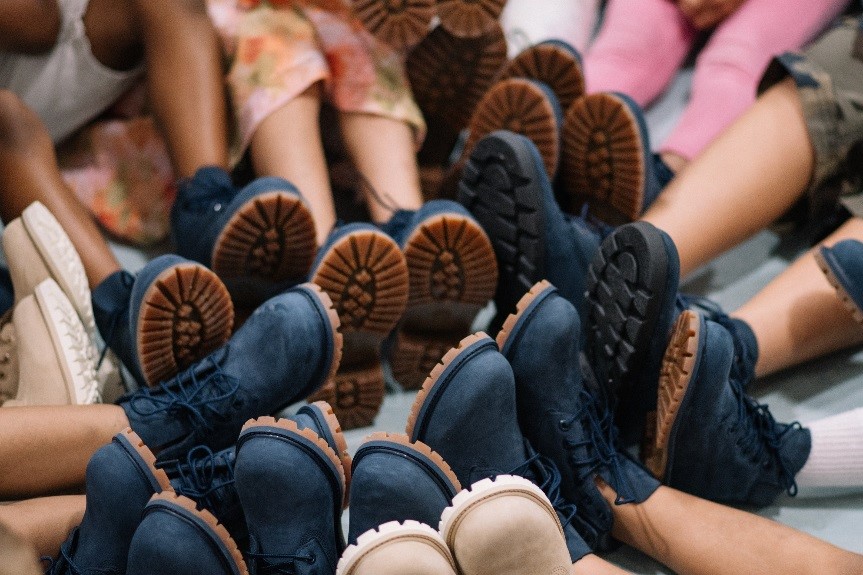 Timberland Volunteers Leave Their Footprint in the...