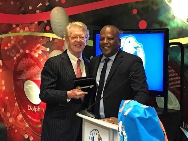 CEO Dan Amos Awarded Key to the City in Columbia, South...