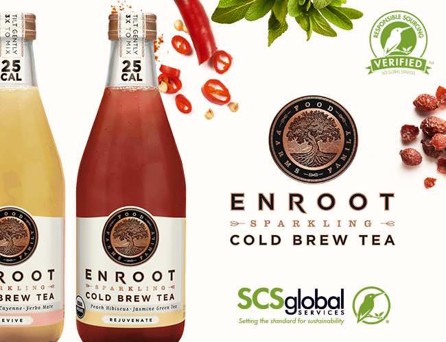 Enroot Launches Organic Sparkling Cold Brew Teas
