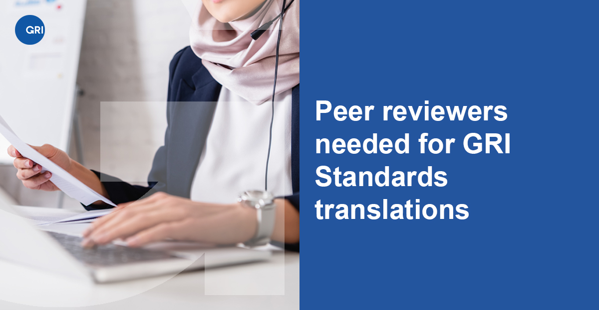 Delivering the GRI Standards in Your Language