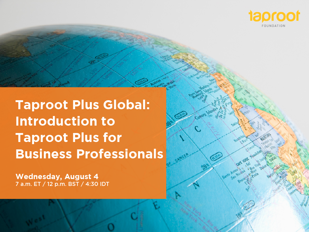 Introduction to Taproot Plus for Business Professionals