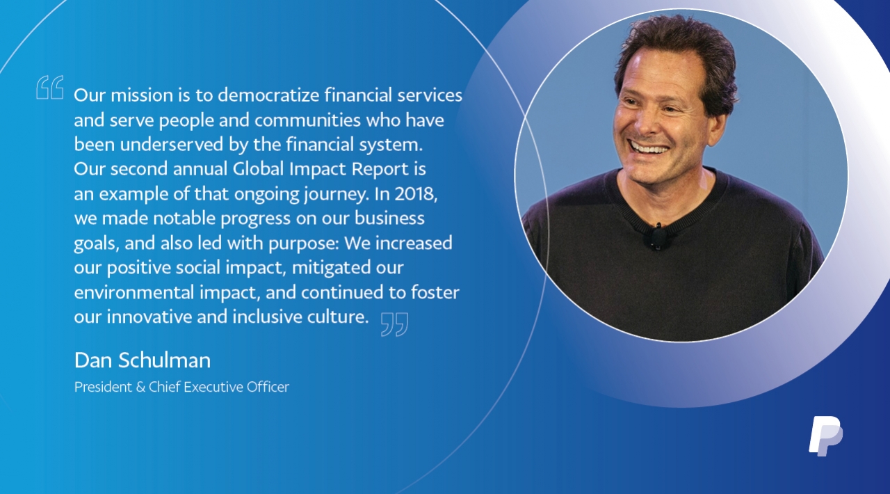 PayPal’s 2018 Global Impact Report