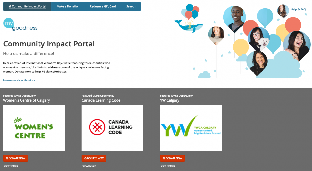 Benevity Helps #BalanceforBetter by Matching up to...