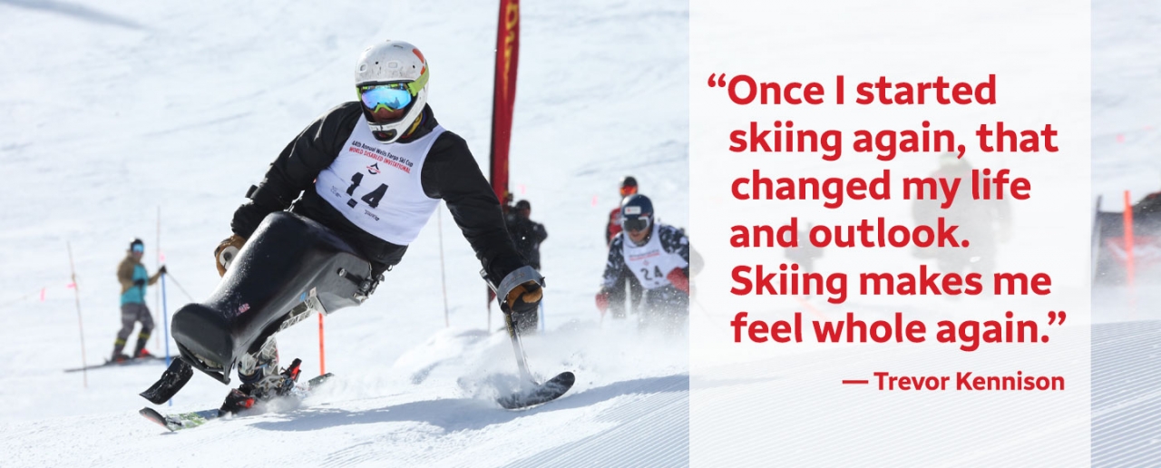 Adaptive Sports Champ Trevor Kennison: ‘Skiing Makes...