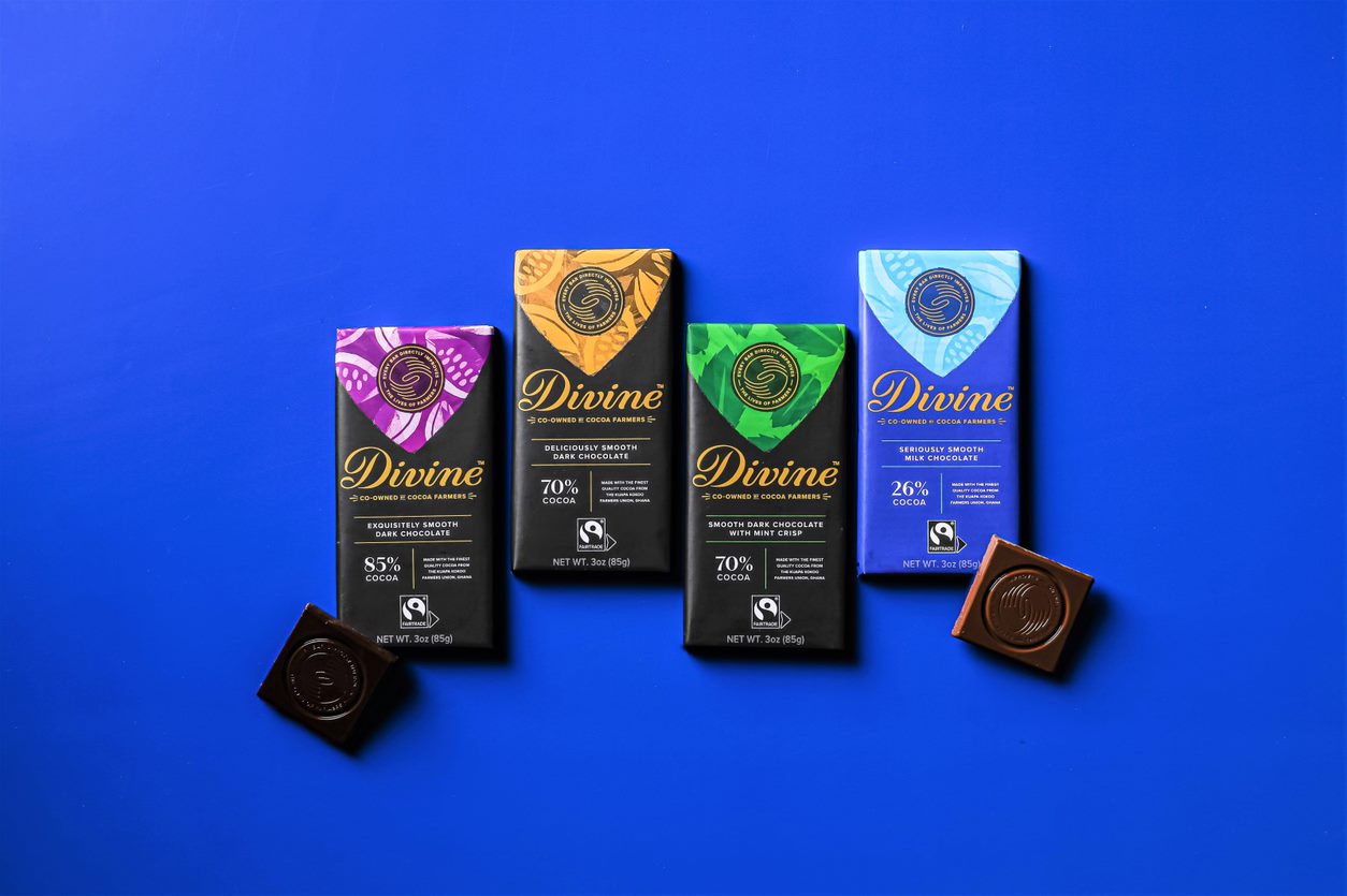 Divine Chocolate Launches New Branding to Highlight Best