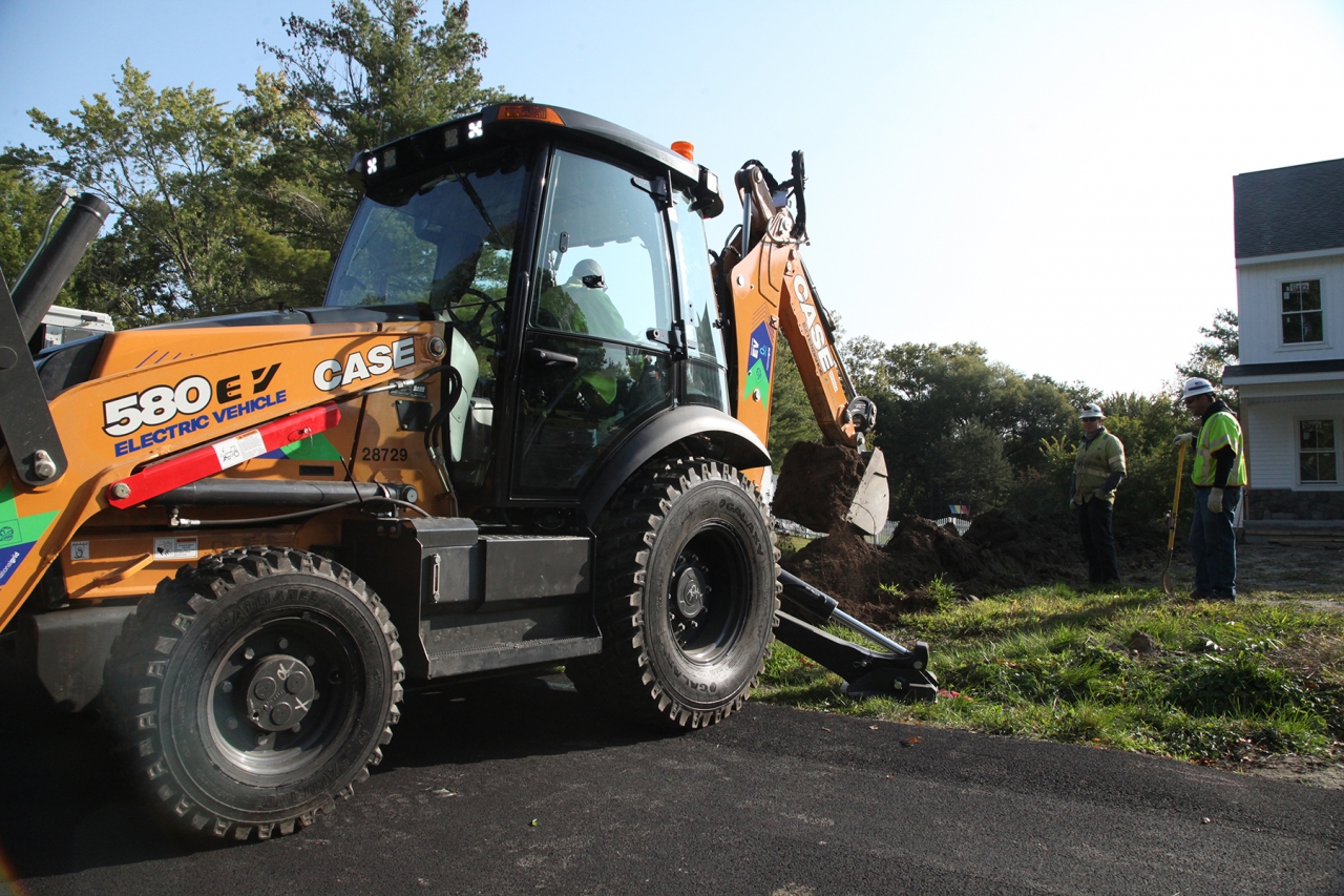 CASE Delivers Industry's First Electric Backhoe Loaders to U