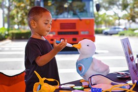 My Special Aflac Duck® Joins Gabe on His Sickle Cell Journey