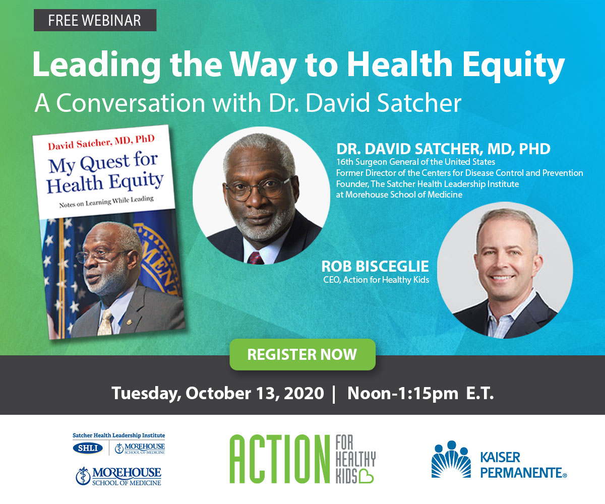 Dr. David Satcher to Keynote National School District Wellne
