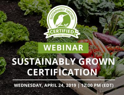 WEBINAR – Introduction to SCS’ Sustainably Grown...