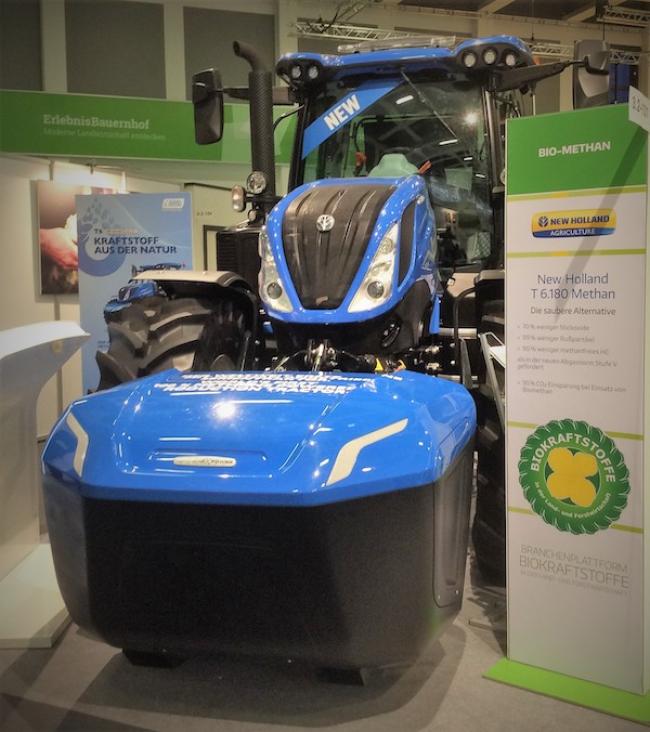New Holland Methane Powered Tractor Helps Turn Berlin Even G