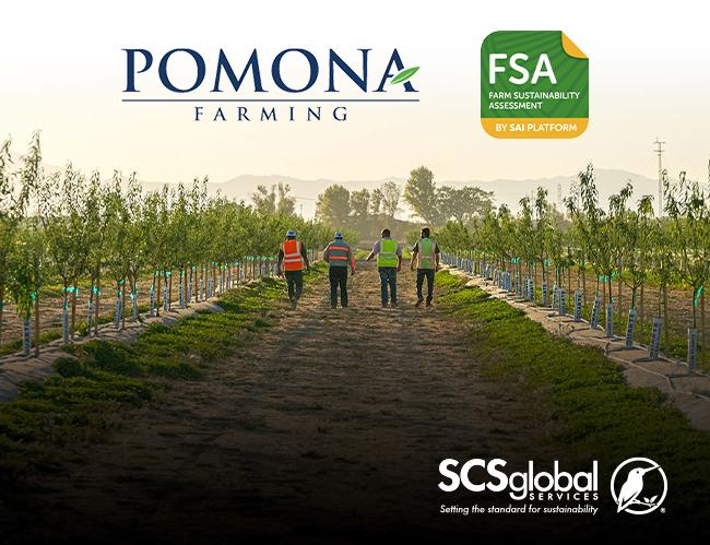 Pomona Farms Earns SAI Farm Sustainability Assessment