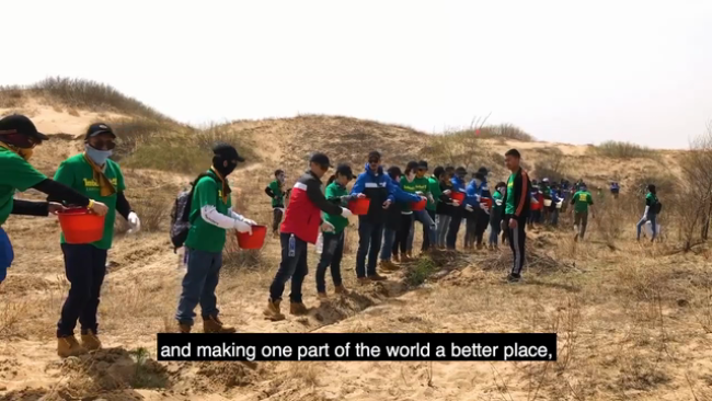 Timberland Helps Reclaim the Horqin Desert
